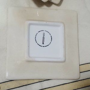 Oneida | Dining | Oneida Debbie Taylor Kerman Snowmates 4 Square Canape ...